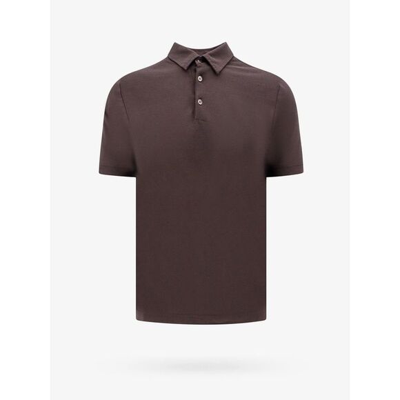 Zanone | Sweaters | Zanone Zanone Man Brown Polo Shirts | Poshmark